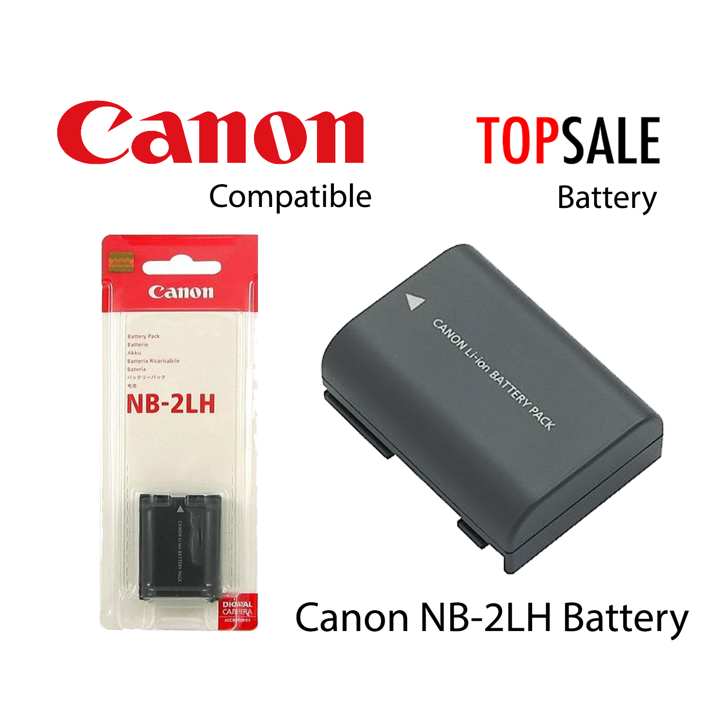 Canon NB-2LH Battery - Mega City