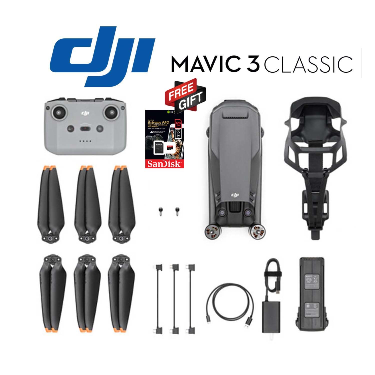 DJI Mavic 3 Classic Drone + Card - Mega City