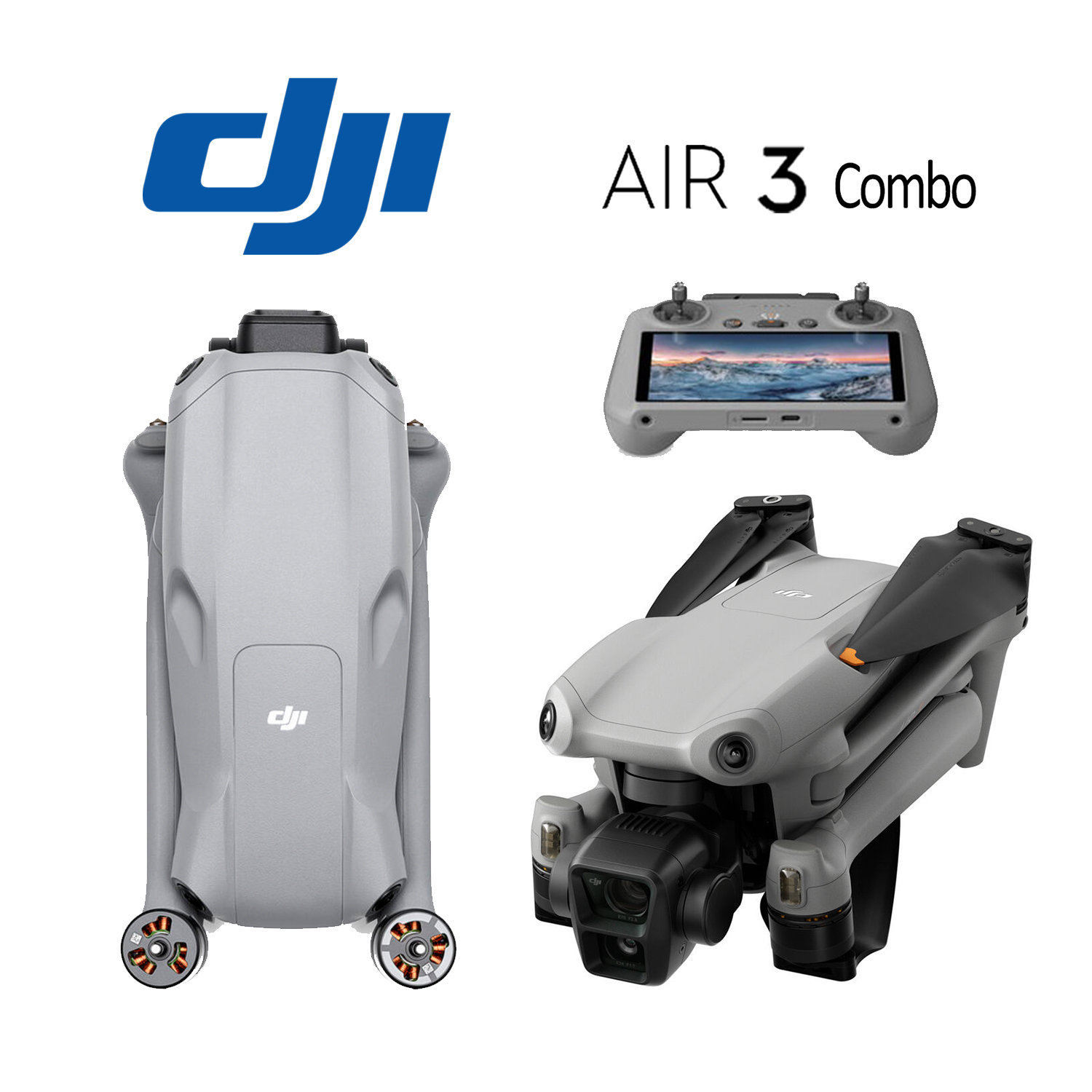DJI Air 3 RC 2 Drone Fly More Combo - Mega City