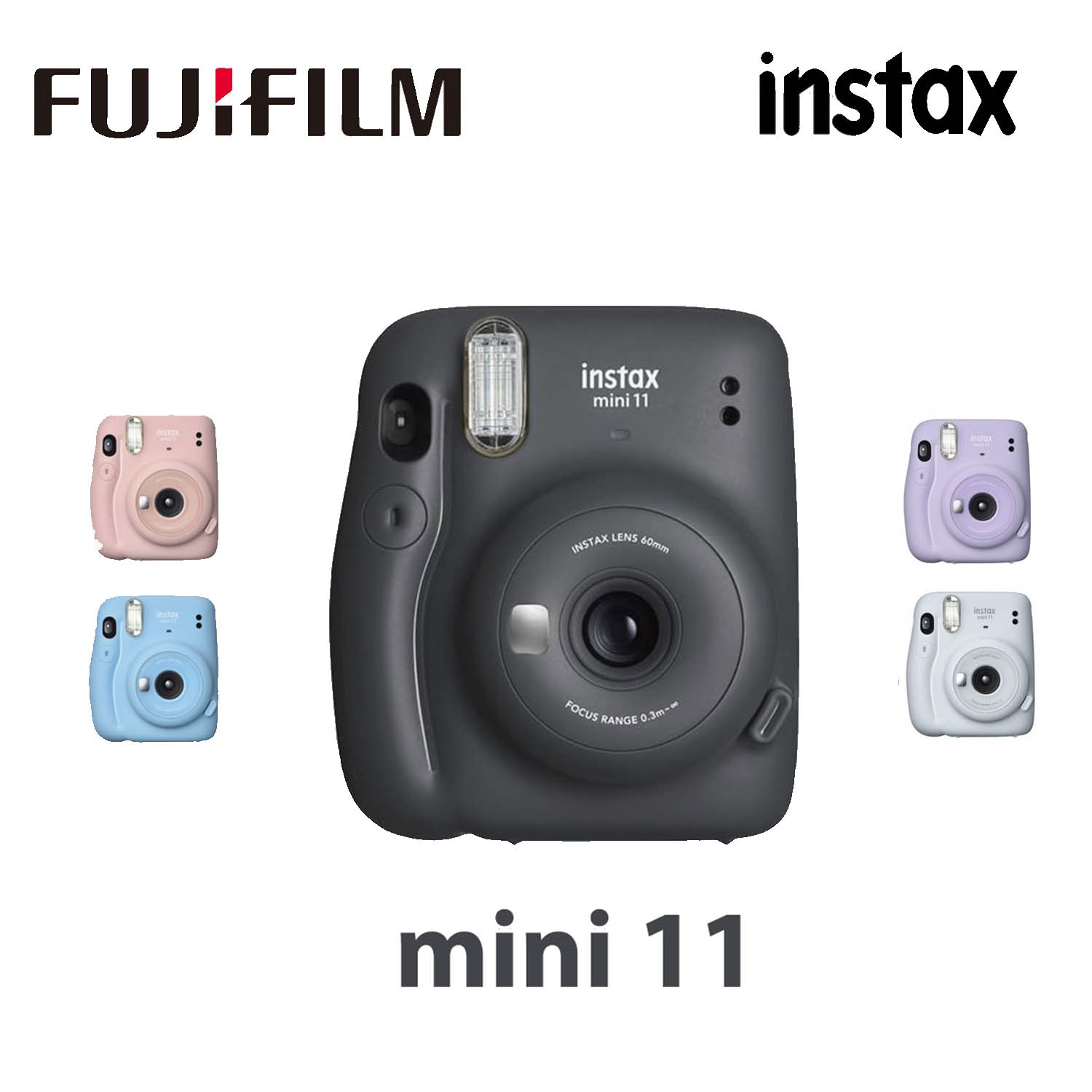 Fujifilm Instax Mini 11 Instant Film Camera - Mega City