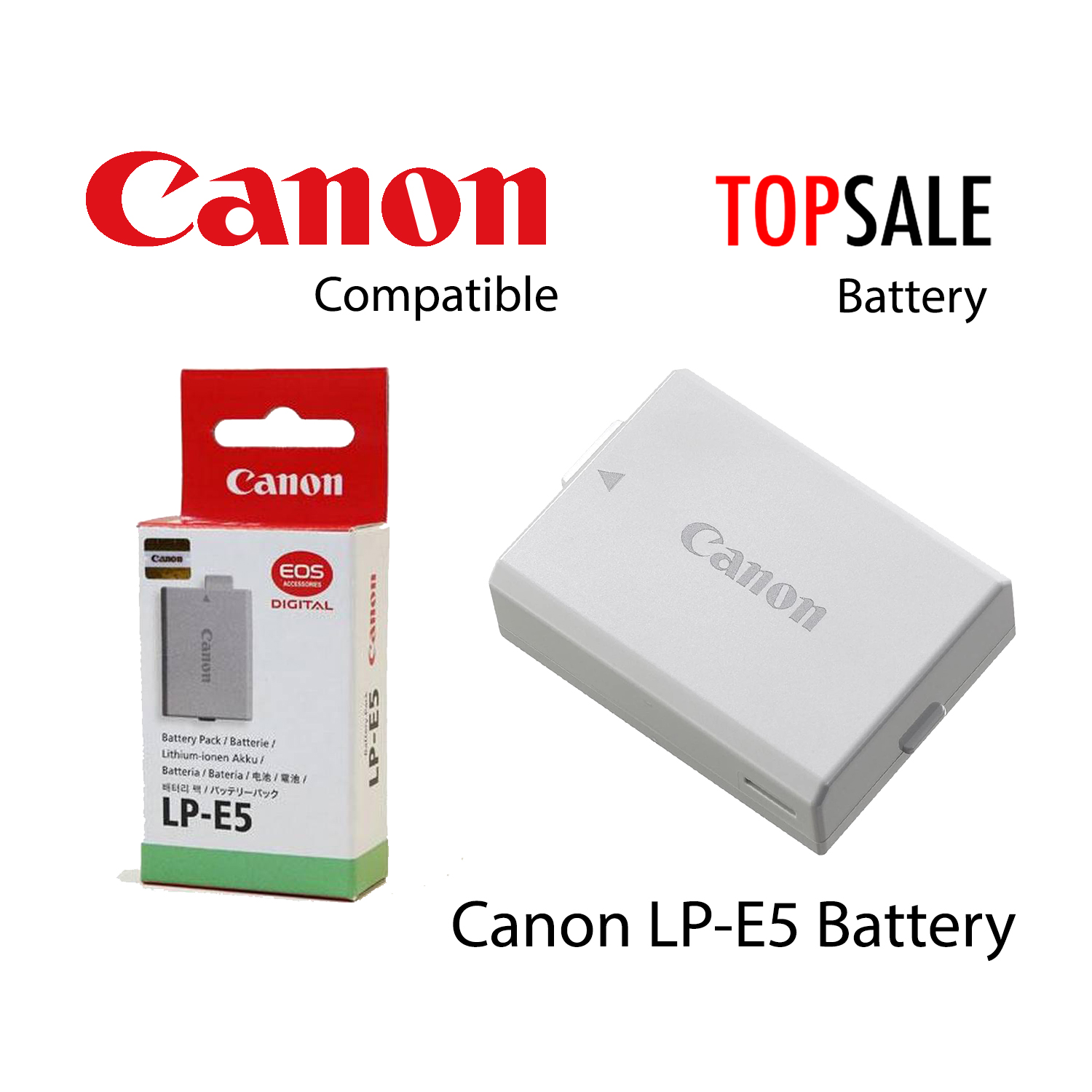 Canon LP-E5 Battery - Mega City
