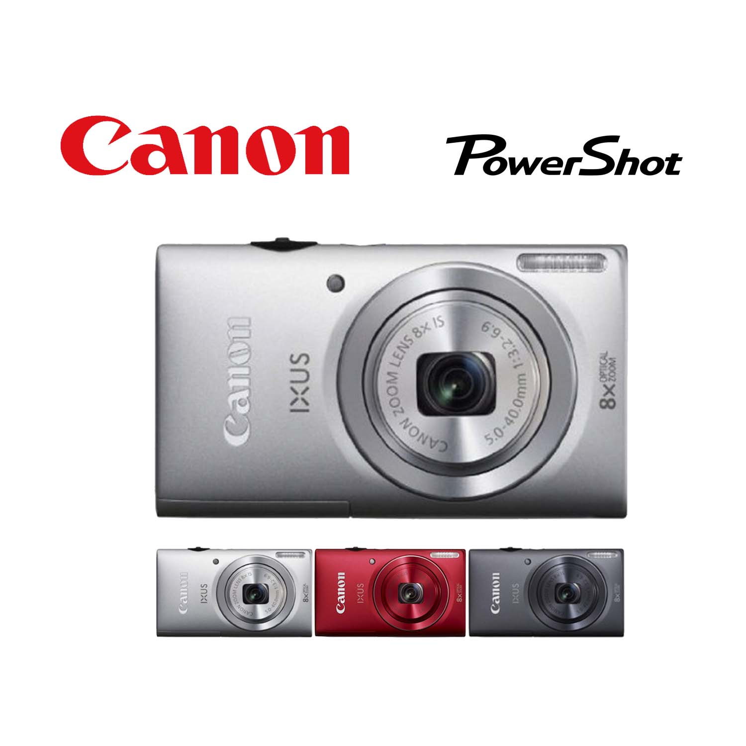 Canon PowerShot IXUS 165 / IXY 160 Digital Camera - Mega City