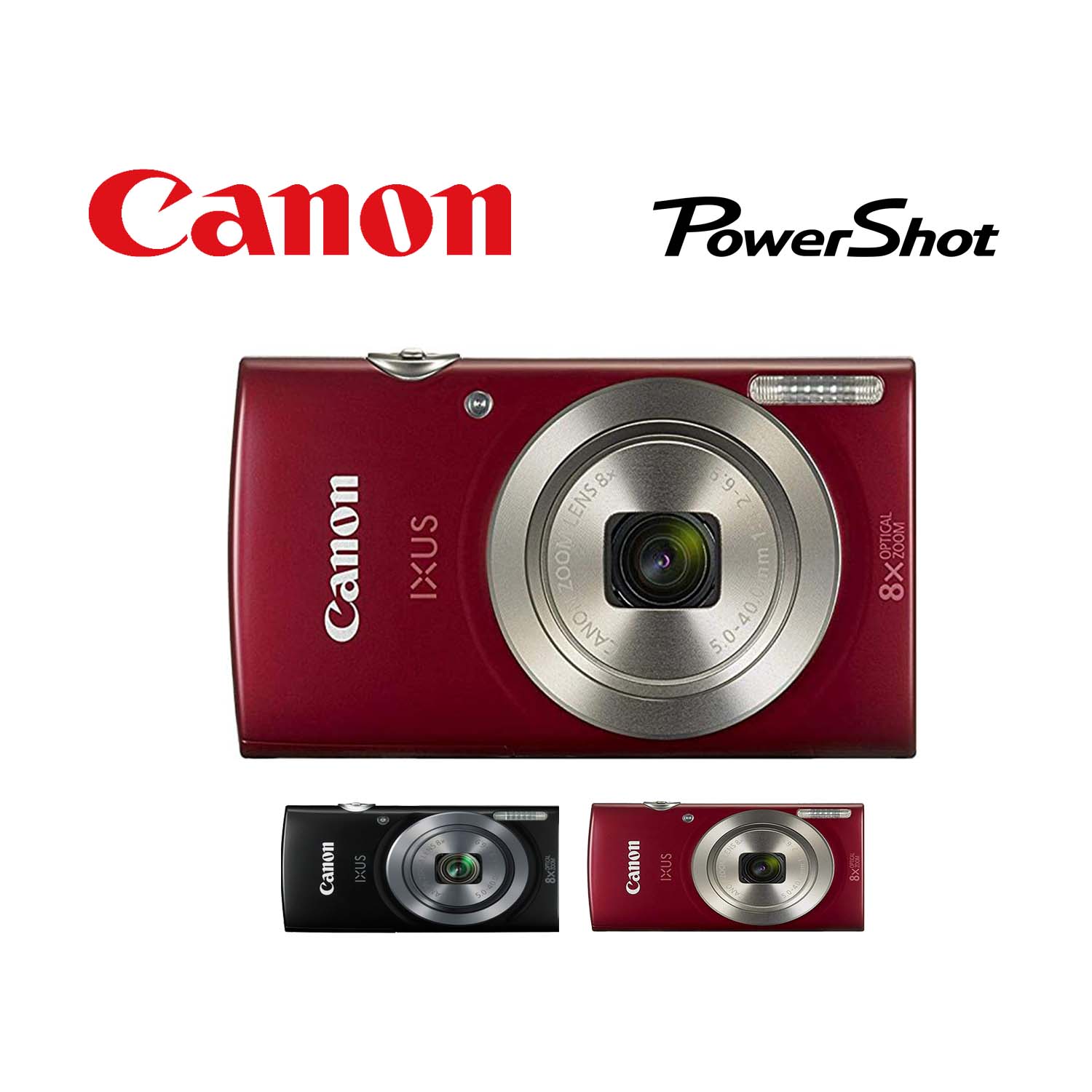 Canon PowerShot IXUS 175 / IXY 180 / SD180 Digital Camera - Mega City