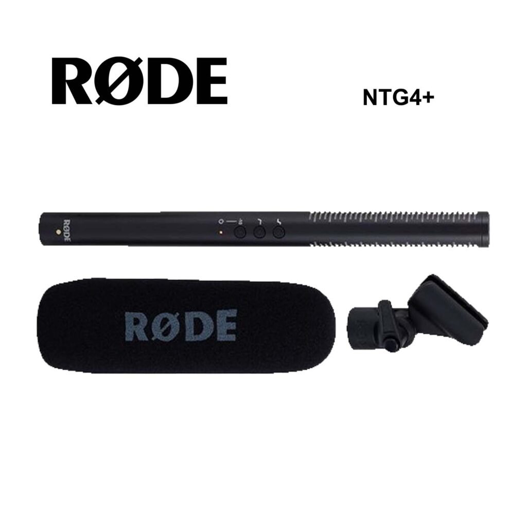 Rode NTG4+ Professional Shotgun Microphone - Mega City