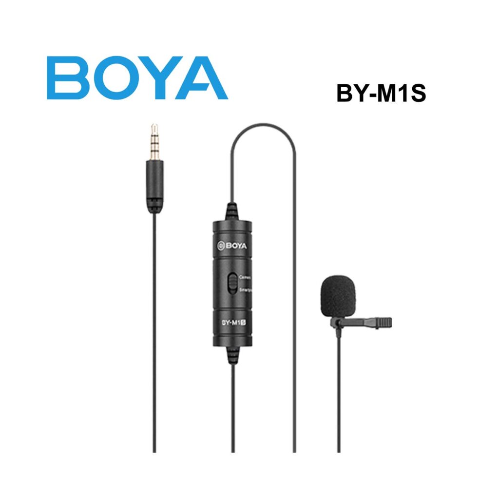 Boya BY-M1S Universal Lavalier Microphone - Mega City