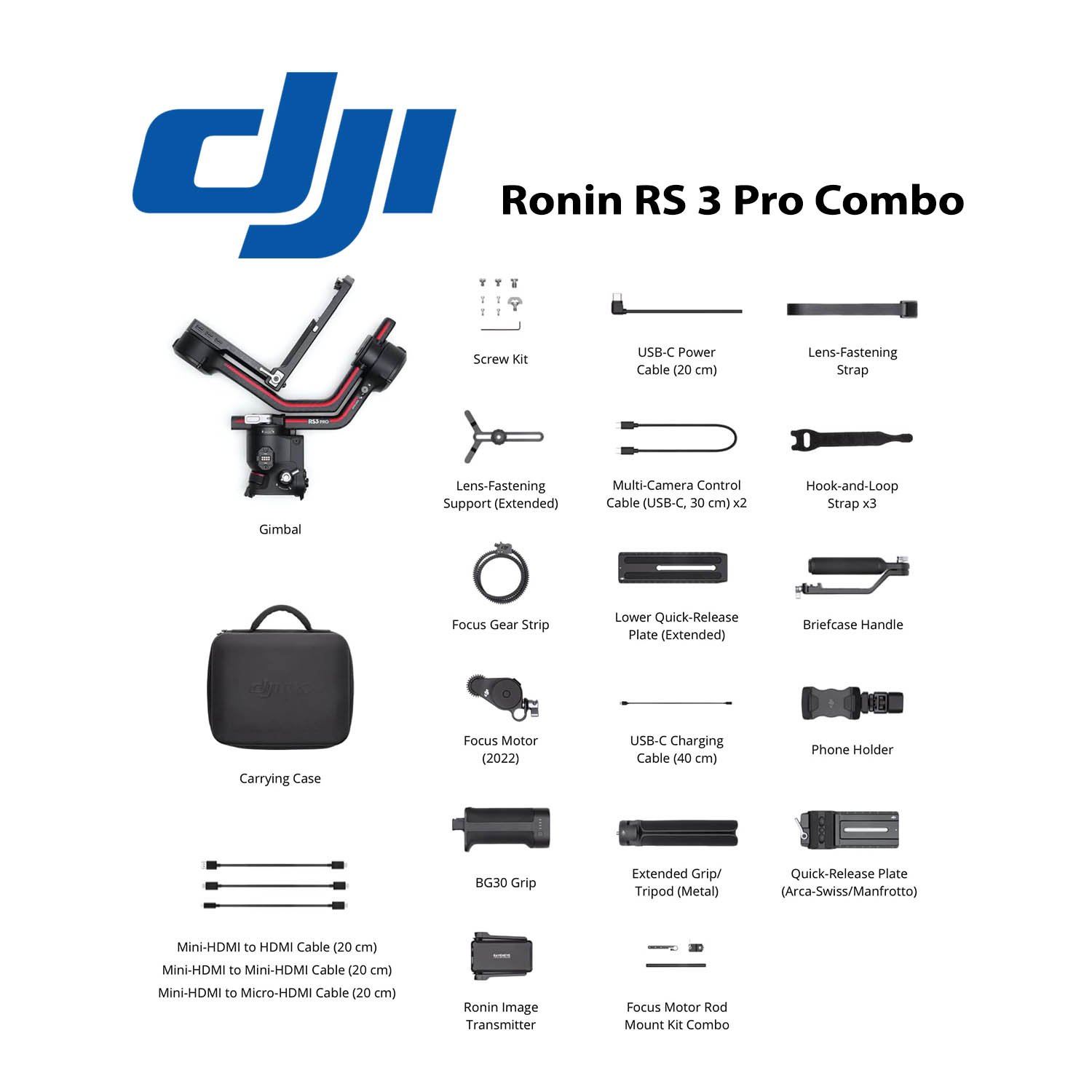 DJI Ronin RS3 Pro Combo Gimbal Stabilizer - Mega City