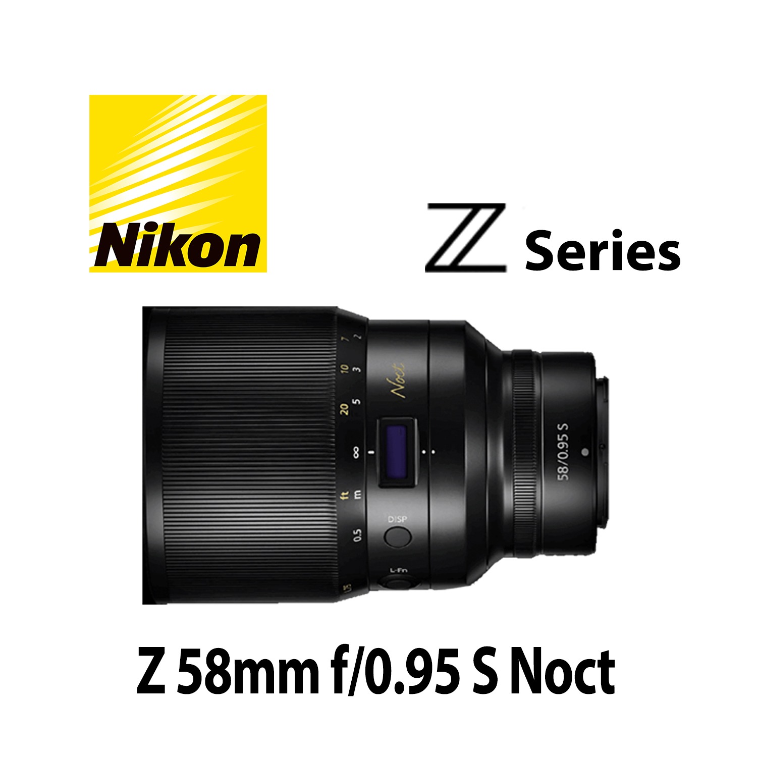 Nikon NIKKOR Z 58mm f0.95 S Noct Lens - Mega City