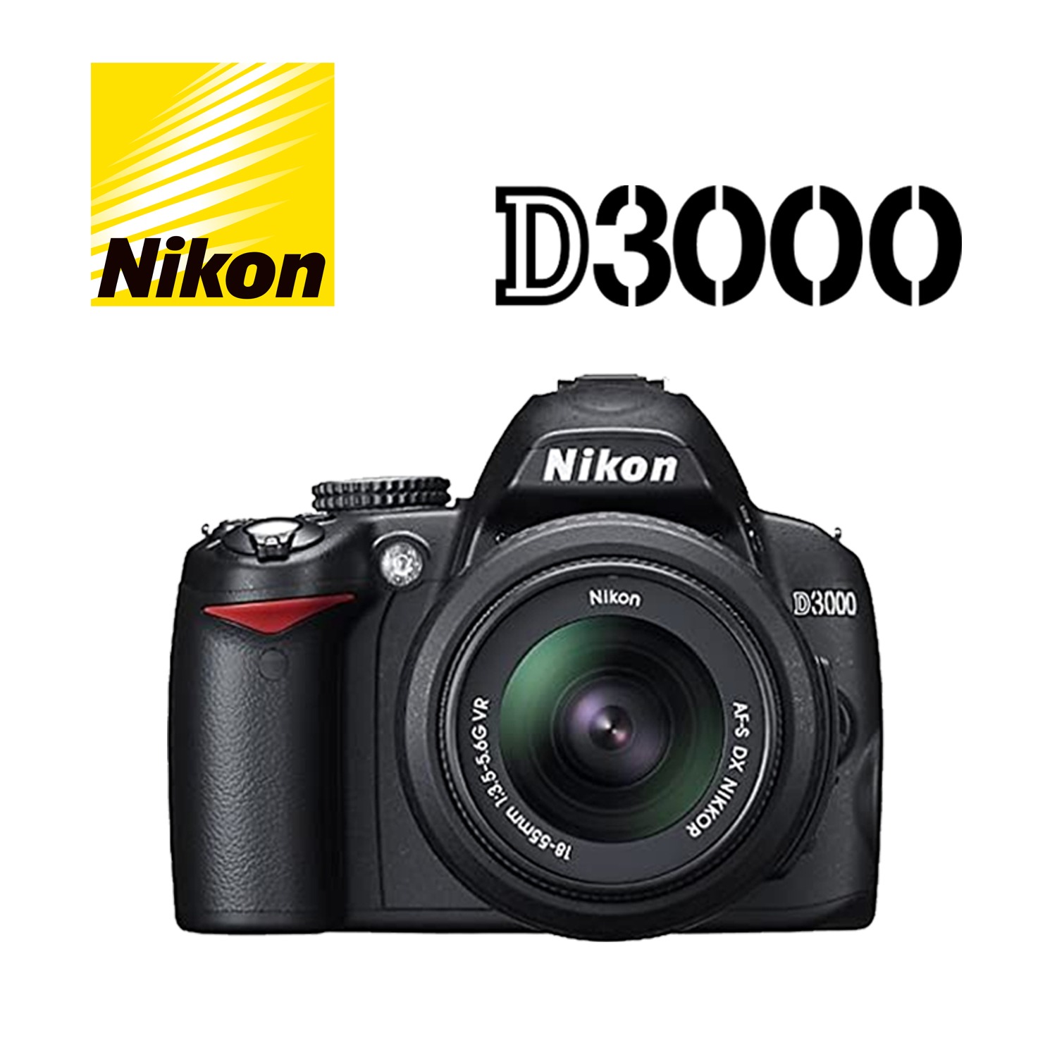 Nikon D3000 With Kit Lens - Mega City