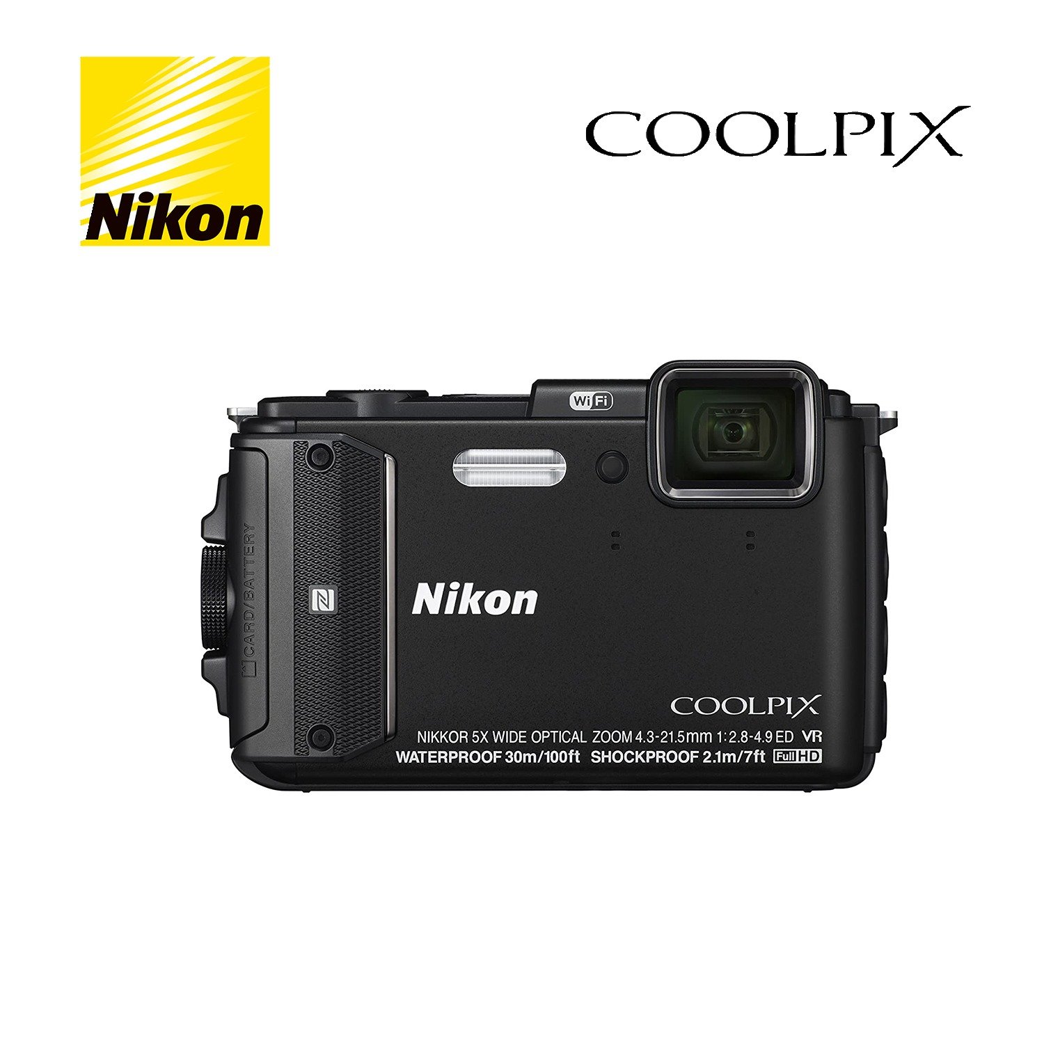 Nikon AW130 Coolpix Digital Camera - Mega City