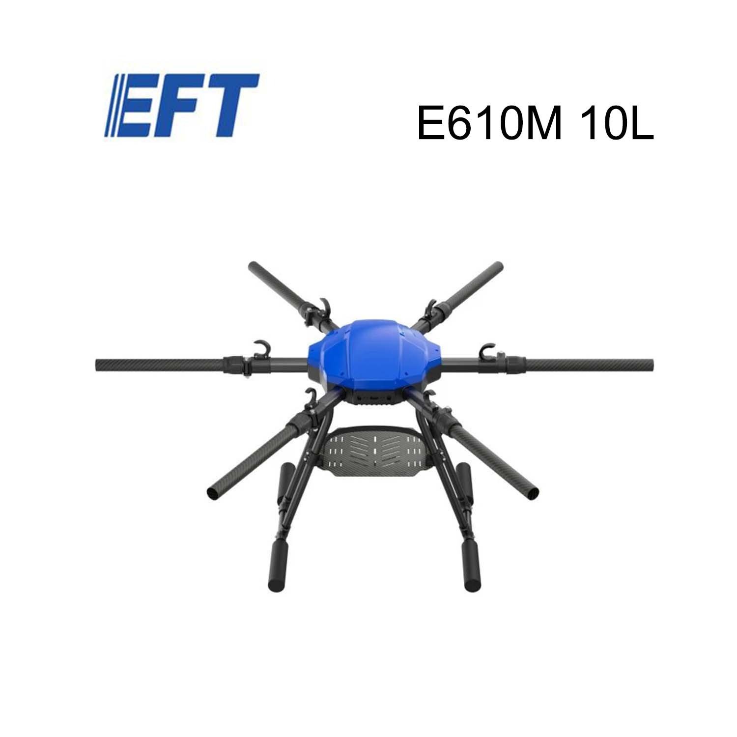 EFT Compact Sturdy E610M Delivery Industry Drone Parts 10L Small And ...