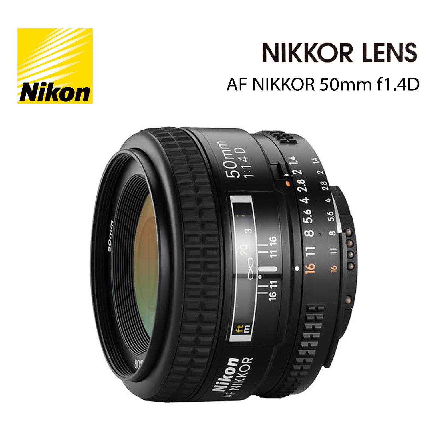 Nikon AF NIKKOR 50mm f/1.4D Lens - Mega City