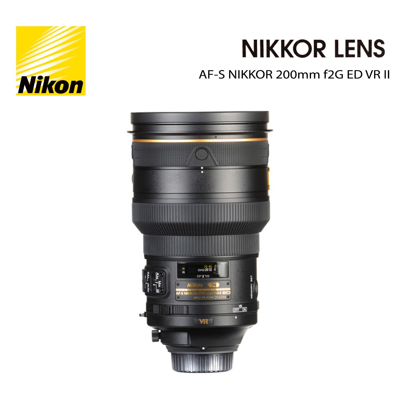 Nikon AF-S NIKKOR 200mm f/2G ED VR II Lens - Mega City