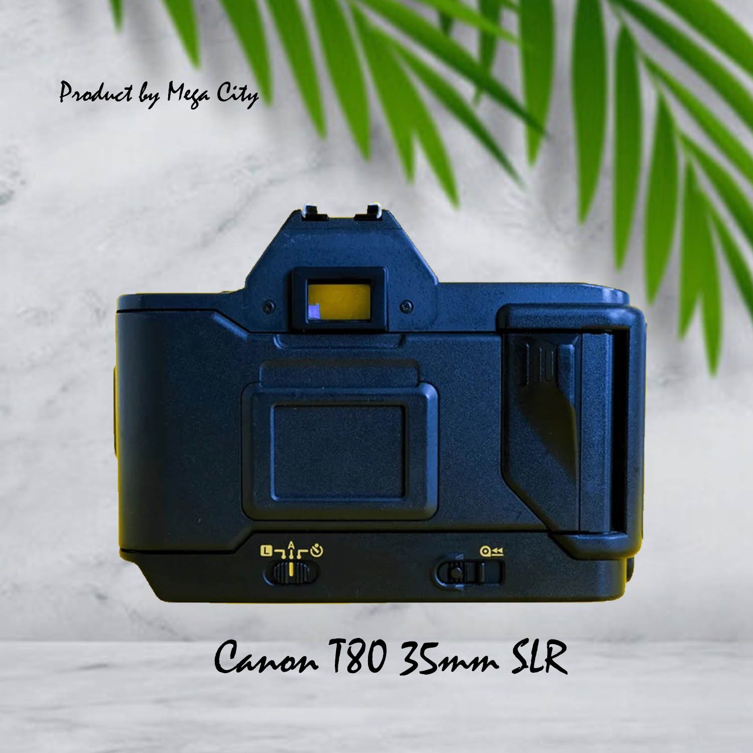 Canon T80 35mm SLR Film Camera with Prime Lens - Mega City