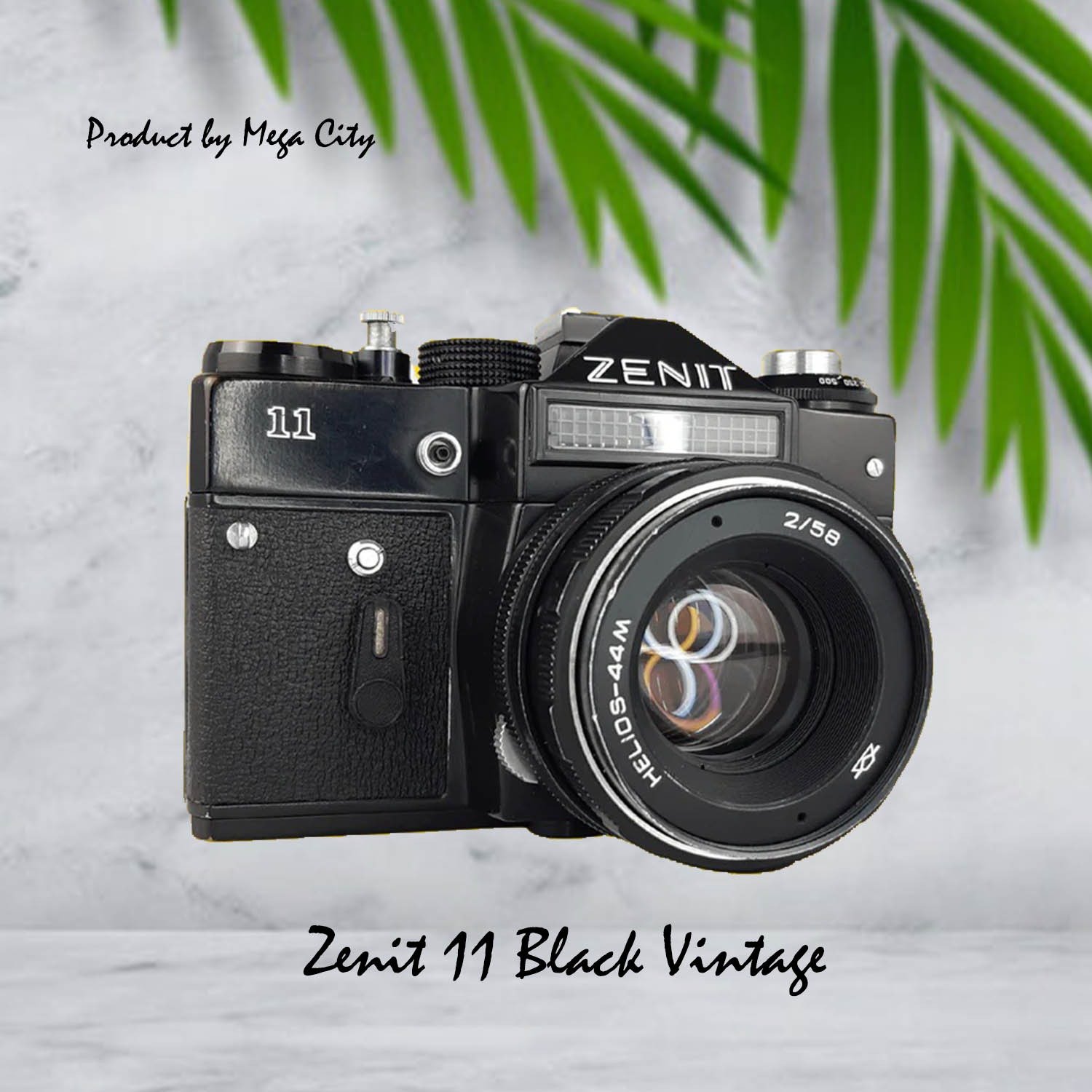 Zenit 11 Black Vintage Metal 35mm SLR Film Camera with Prime Lens ...