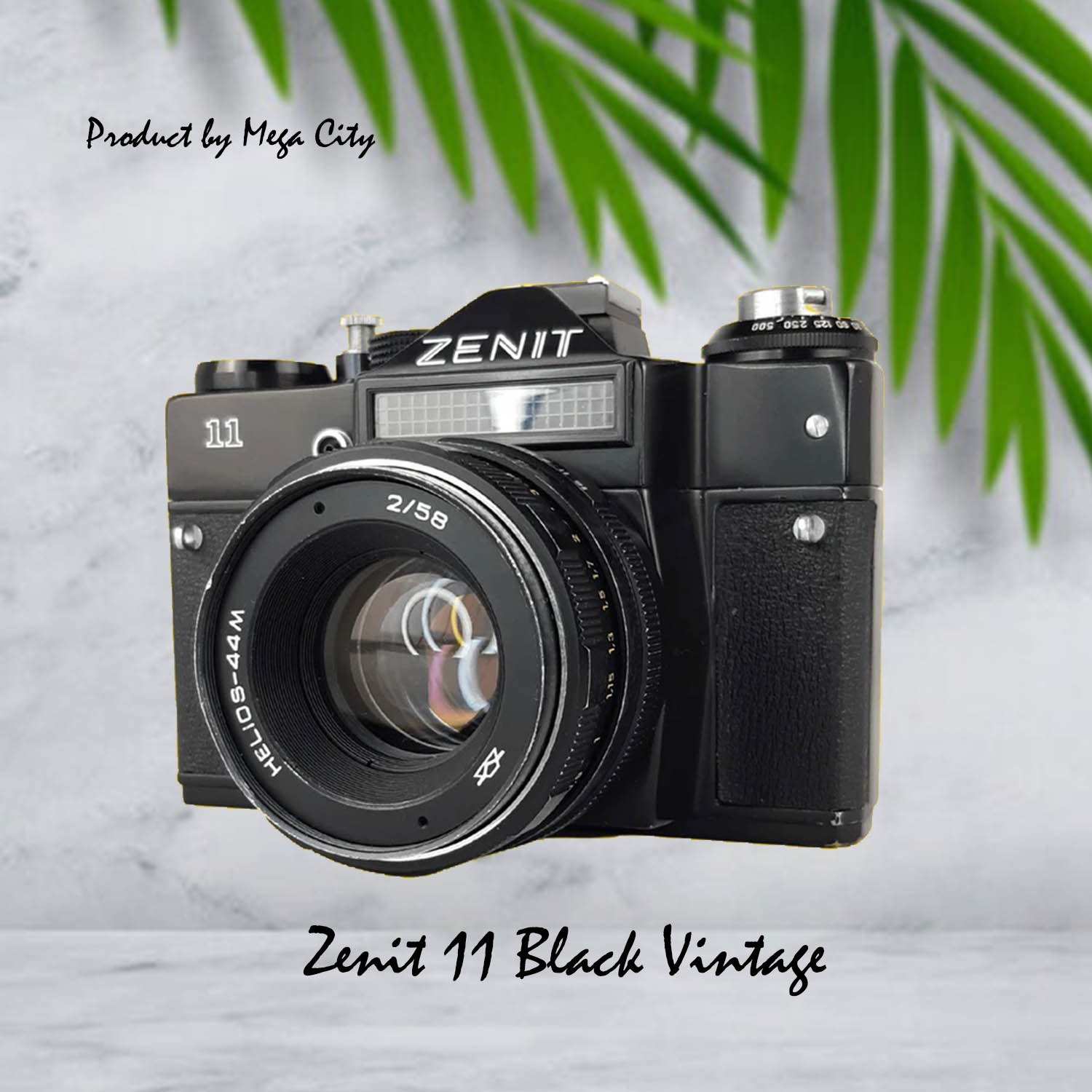 Zenit 11 Black Vintage Metal 35mm SLR Film Camera with Prime Lens ...