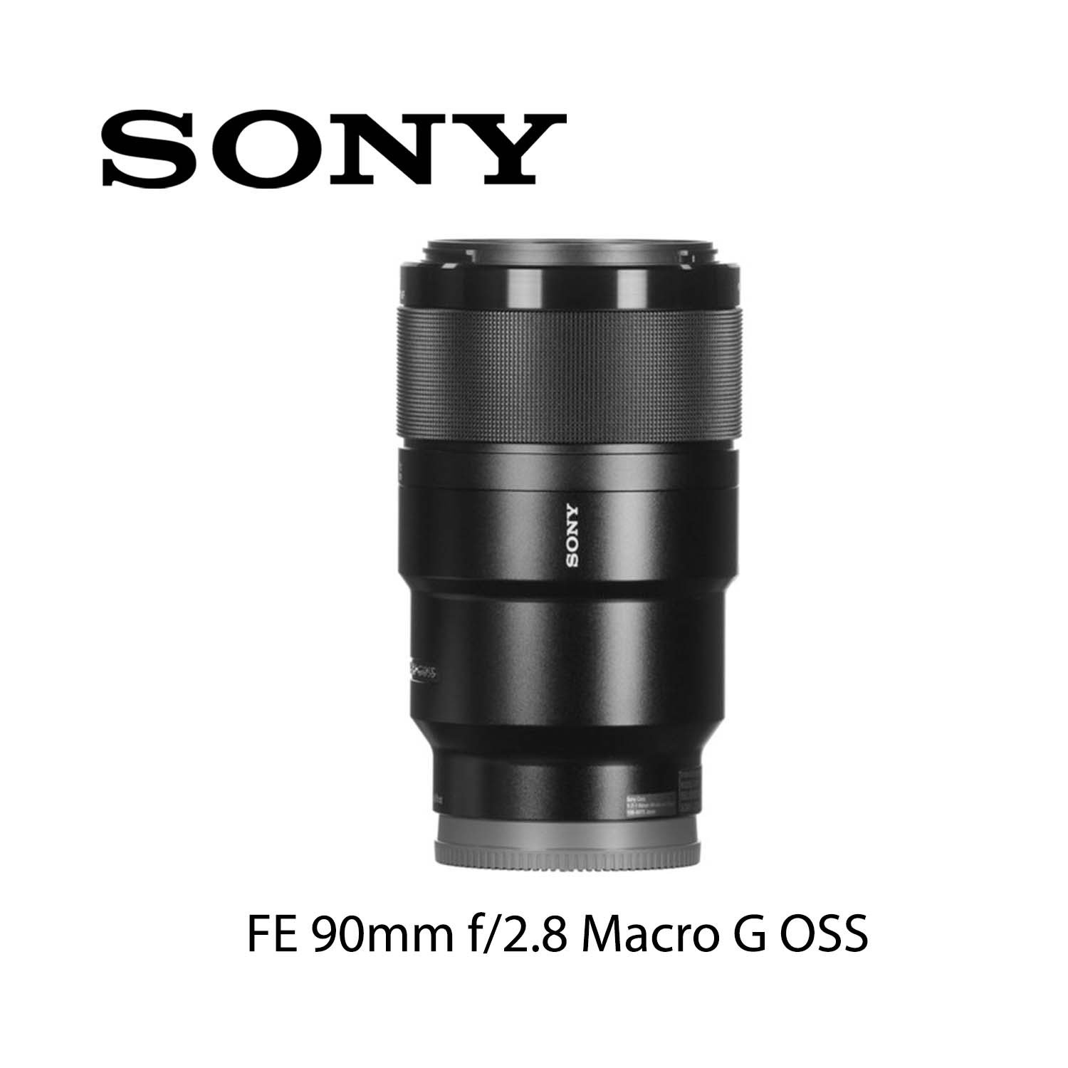 Sony FE 90mm f/2.8 Macro G OSS Lens - Mega City